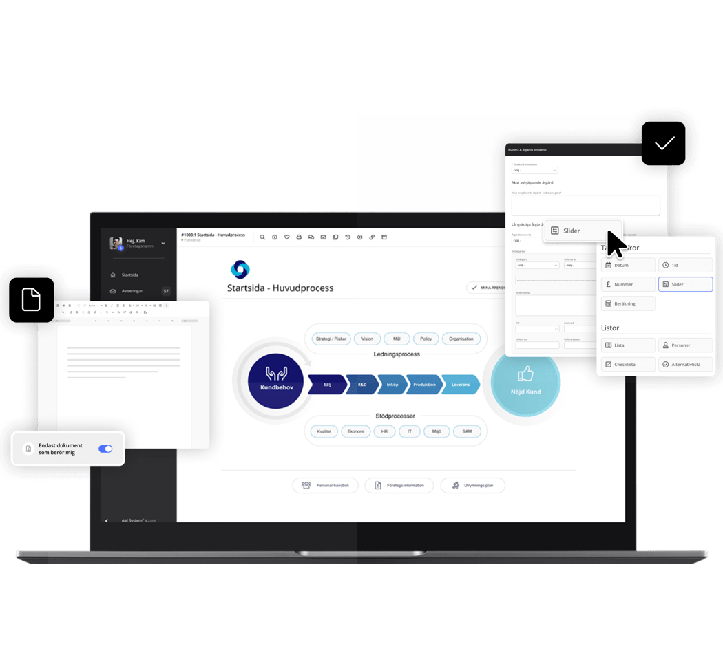 Digitalt ledningssystem för effektiva organisationer | AM System