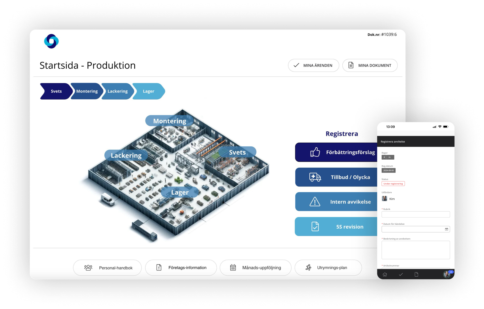 Ledningssystem för kvalitet och effektivitet | AM Systems plattform